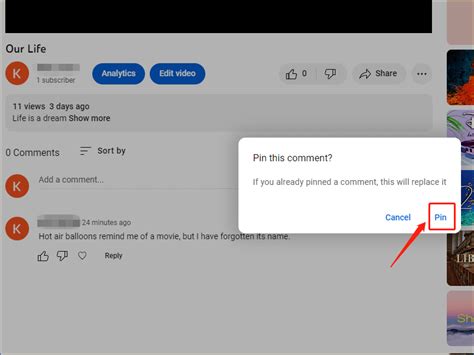 How To Pin A Comment On Youtube On Windows Iphone Easily