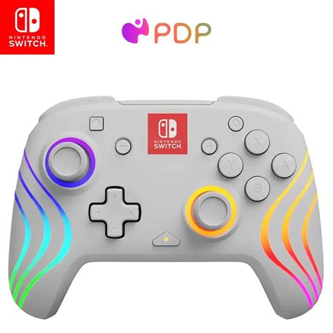 Pdp Afterglow Wave Wireless Pro Controller With Motion For Nintendo Switch And Nintendo Switch