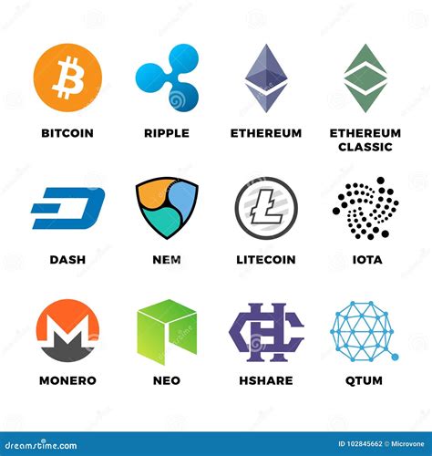 Cryptocurrency Bitcoin Architecture Chart Vector Infographic