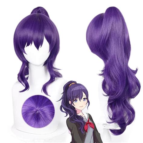 Cosplay Wig Project Sekai Asahina Mafuyu Cosplay Wig UNIQSO