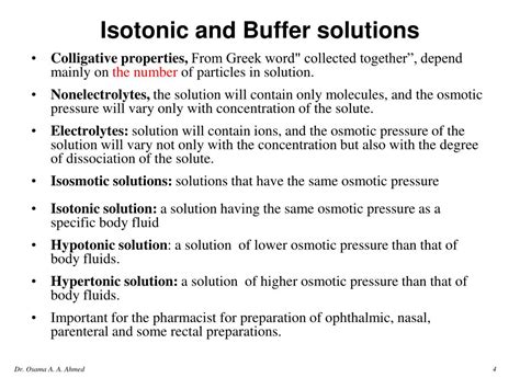 ppt isotonic and buffer solutions powerpoint presentation free