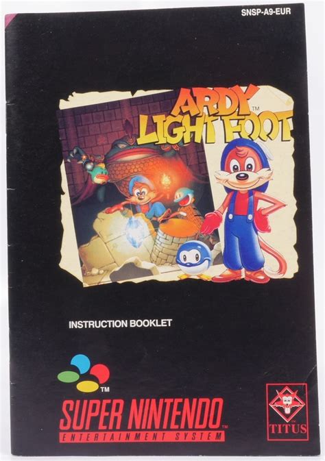 Ardy Lightfoot Manual Retro Console Games Retrogame Tycoon