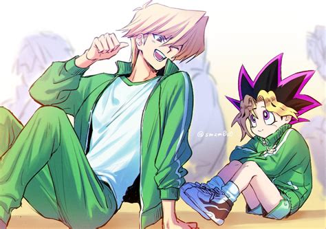 Muto Yugi And Jonouchi Katsuya Yu Gi Oh And 1 More Drawn By Smzm0o0 Danbooru