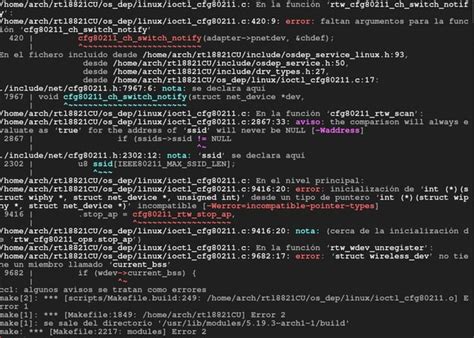 Cant Build A Driver Rarchlinux