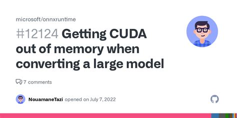 getting cuda out of memory when converting a large model · issue 12124