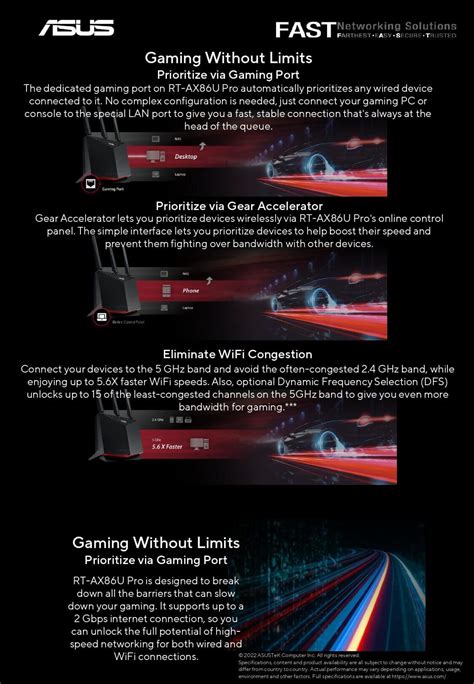 Asus Rt Ax86u Pro Ax5700 Dual Band Wifi 6 Gaming Router With 25g