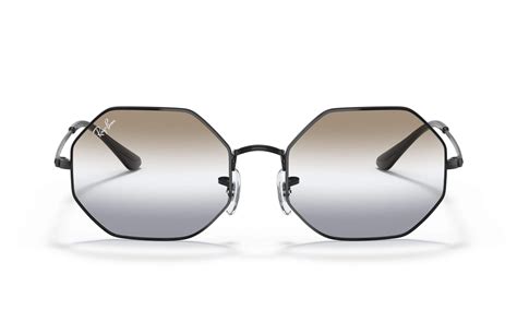 Ray Ban Octagon Sunglasses Rb 1972 002gb Gray Brown عالم النظارات