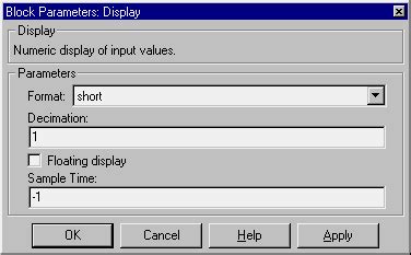 Display Simulink Reference