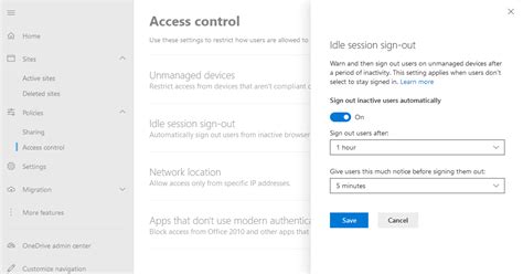 Sharepoint Online Change Idle Session Timeout Settings Sharepoint Diary