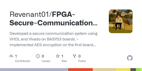 github revenant01 fpga secure communication system developed a secure communication system