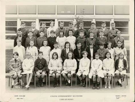 Photo De Classe Classe De 6ème à Chevreul De 1966 Collège Eugène