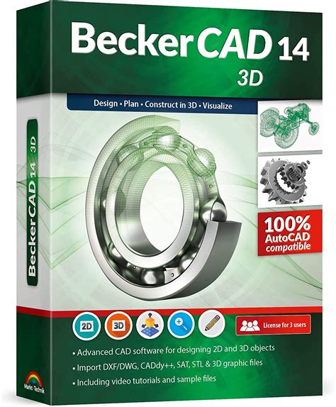 CAD Software Compatible With AutoCAD And Windows And BeckerCAD D For Home Design