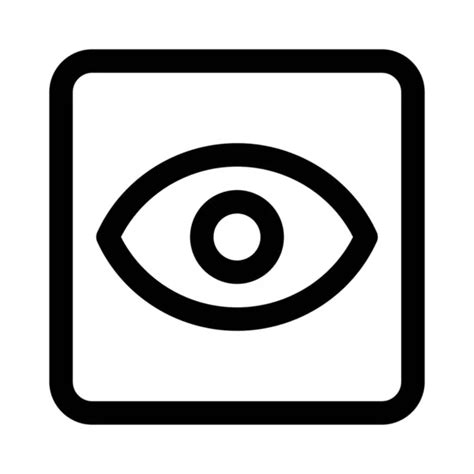 Preview Function Tab Representing Eye Layout Template Stock Vector By