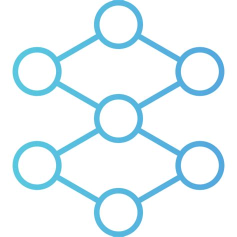 Neural Network Generic Gradient Outline Icon