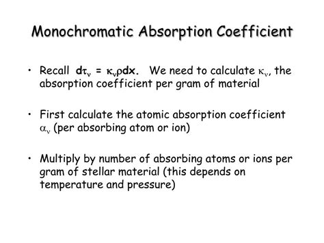 Ppt Chapter 8 Continuous Absorption Powerpoint Presentation Free