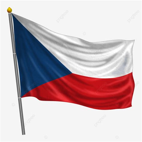 텍스처와 함께 펄럭이는 체코 공화국 국기 체코 사람 깃발 클립 아트 Png 일러스트 및 Psd 이미지 무료 다운로드 Pngtree