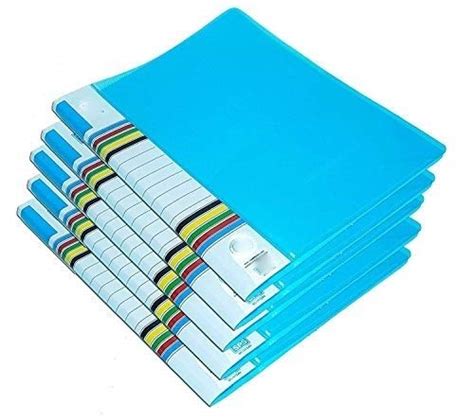 Buy P 5 Pcs Transparent File Folder Case A4 Size Presentation File