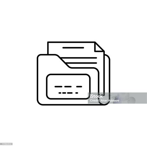 파일 문서 폴더 아이콘을 저장 합니다 편집 디자인 아이콘의 요소입니다 웹 사이트 디자인 및 개발 앱 개발을 위한 얇은 라인 아이콘 프리미엄 아이콘 개념에 대한 스톡 벡터