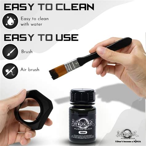 Musou Black ขนาด 15 ml สีอะคริลิคที่ดำที่สุดในโลก สีดำที่สุดในโลก สีดำ ...