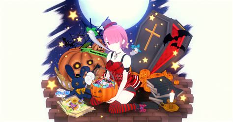 Reゼロから始める異世界生活 双子のハロウィン Pon！太のイラスト Pixiv