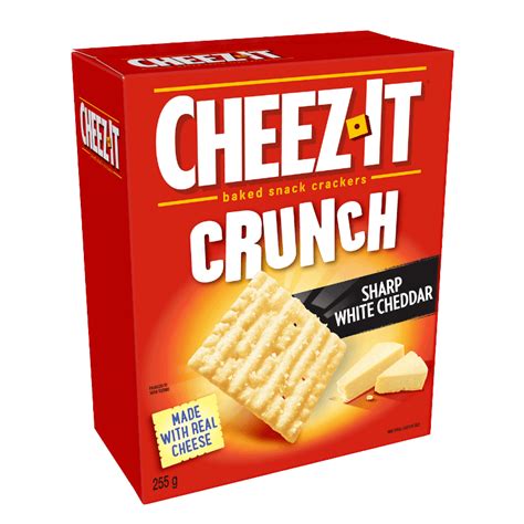 Cheez It Crackers Crunch Weißer Cheddar Biolaboratorium
