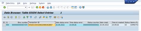 Sap S4 How To Get Stuck Idoc Number In Sm58 Queue Via Transaction Id