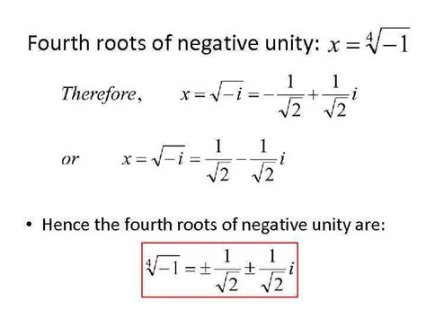 Complex Numbers More Square Roots Cubic Equations With