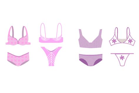 Set Underware Model Collection Graphic By Empatsekawanstudio · Creative