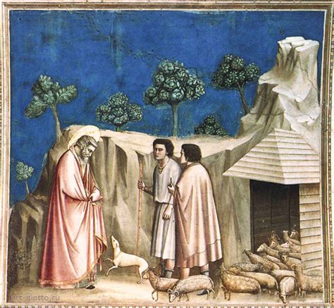 Иоаким среди пастухов Сцены из жизни Иоакима и Анны Фрески капеллы дель Арена Скровеньи