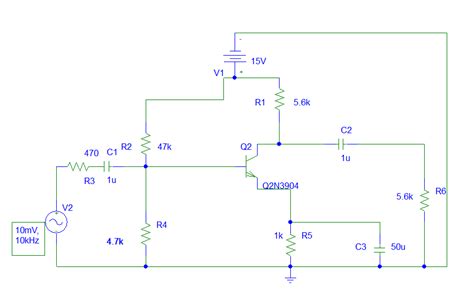 Solved 1for The Bjt Ce Amplifier Circuit Shown In Figure