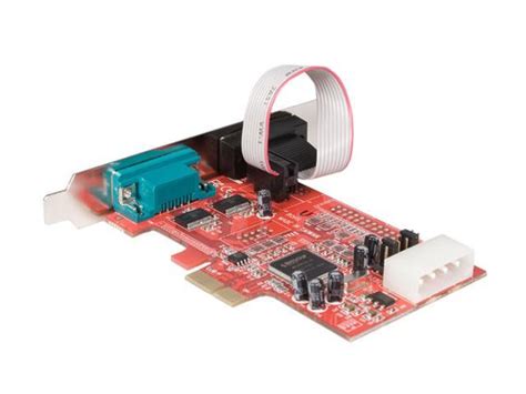 Startech 2 Port Native Pci Express Rs232 Serial Adapter Card With 16550 Uart