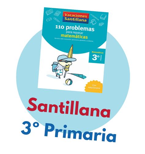 📖 3º Primaria 📖 Matemáticas Vacaciones Santillana 2024