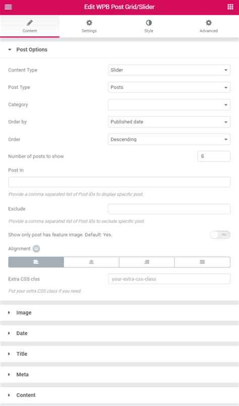 Post Slider Or Grid Wpbean Documentation