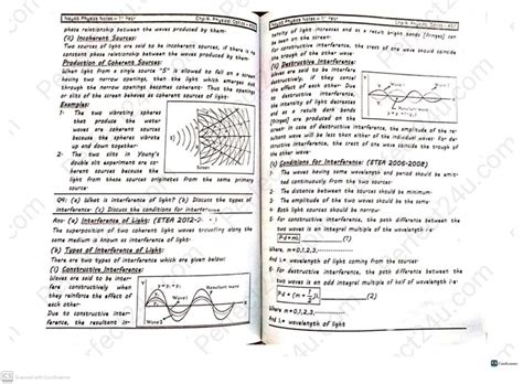 Physics Class 11 Notes Physical Optics Chapter 9 For Kpk