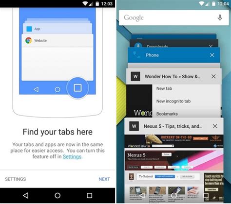 How To Disable Chrome Tabs In Android Recents Menu