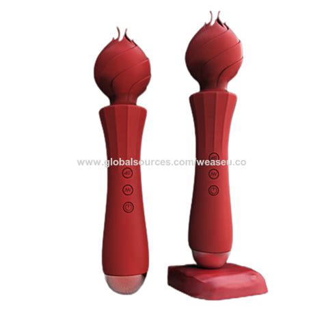 Factory Direct Wand Massager Rose Vibrator Vacuum Sucking Stimulation