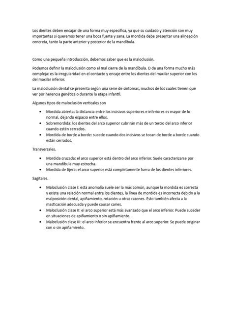 Maloclusion Pdf