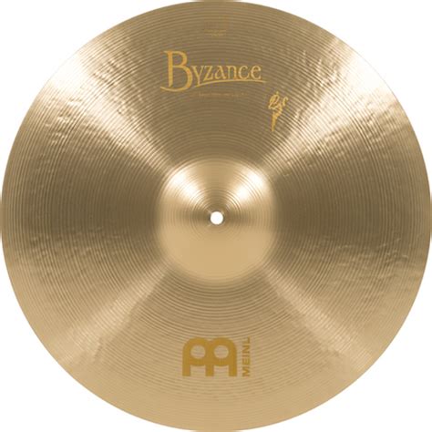 Prato de bateria Crash da marca Meinl modelo Byzance Vintage Sand Medium Crash Hemisfério