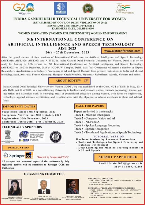 Shreshtha Singh On Linkedin 🌟 Join Us At The 5th International Conference On Artificial