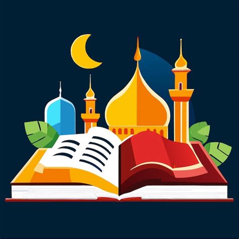Premium Vector Ramadan Kareem Quran Vector Illustration