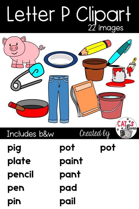 Letter P Clipart Beginning Alphabet Clipart Letter P Clip Art P
