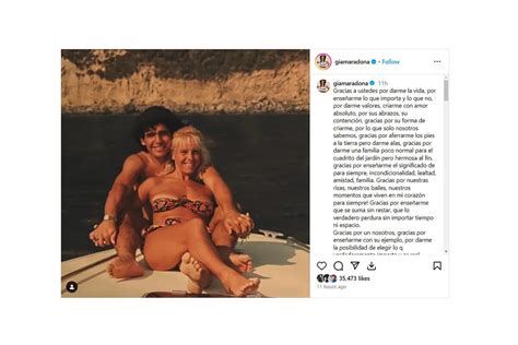 El Emotivo Mensaje De Gianinna Maradona A Diego Y Claudia En Medio Del