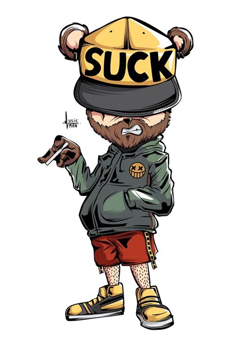 Suck 02 Swag Cartoon Dope Cartoon Art Black Cartoon Cartoon