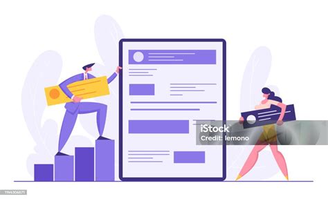웹 소프트웨어 개발 개념입니다 개발자 캐릭터는 소셜 미디어 콘텐츠로 웹사이트를 구축 합니다 남자와 여자 프로그래머 모바일 앱