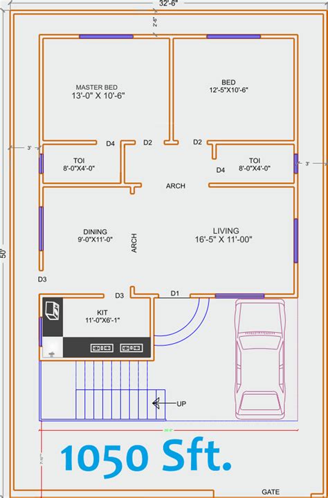 Sq Ft House Plans In India