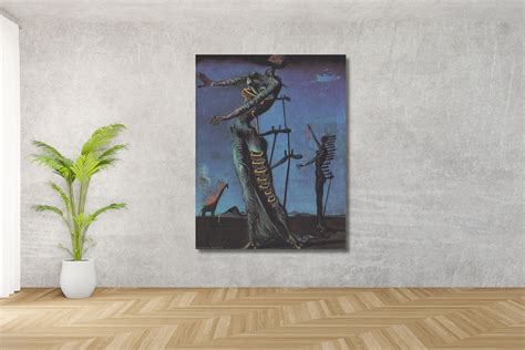 Salvador Dali The Burning Giraffe Print Salvador Dali The Burning
