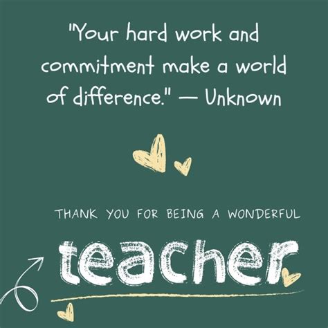 Thank You Quotes For Teachers