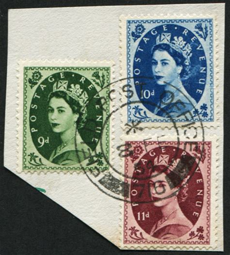 1952 9d 10d 11d SG 526 28 FIRST DAY OF ISSUE Embassy Philatelists