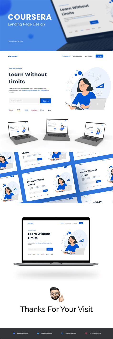 Coursera Landing Page Design On Behance