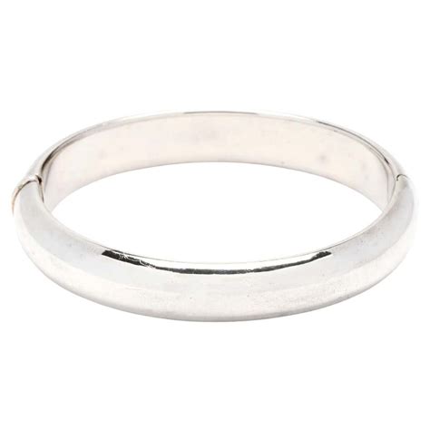 Stacked Bangle Bracelets Sterling Silver Bangle Bracelet For Sale At 1stdibs